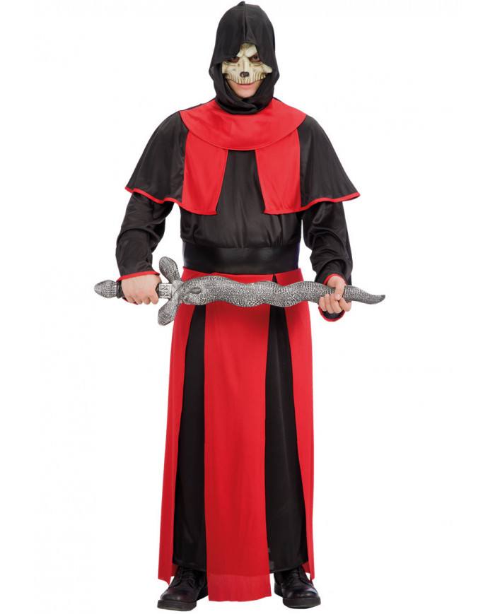 Demon Priest Costume One Size In Bag