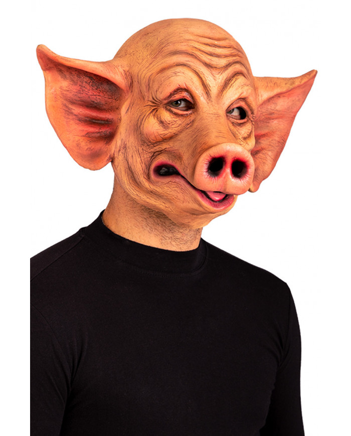 Pig Latex Mask With Header